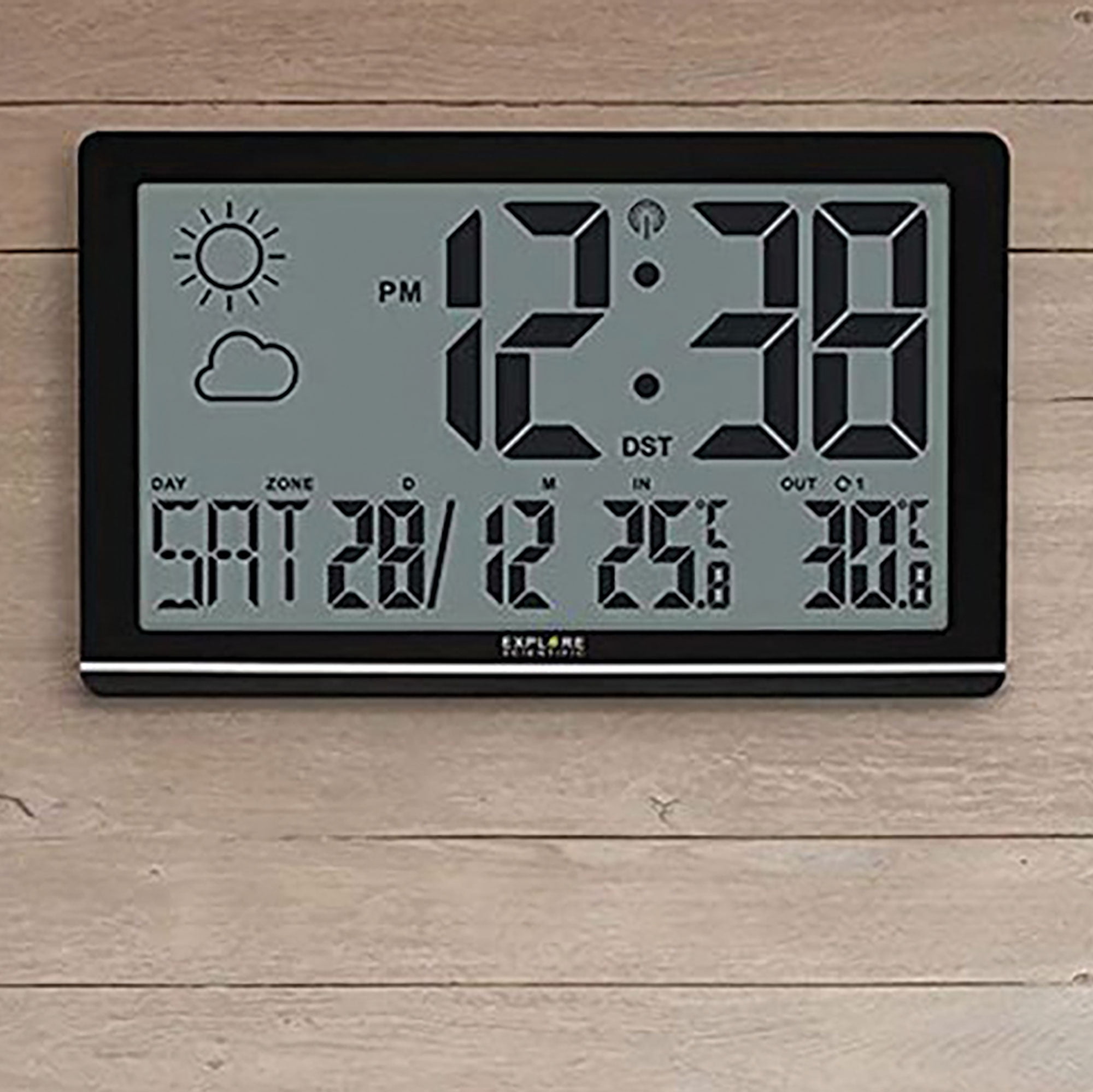 Explore Scientific Radio-Controlled Wall Clock - Walmart.com