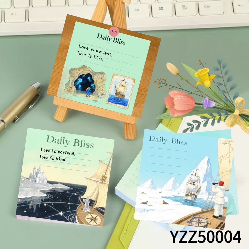 Explore the Seas in Every Note Mini Note Cards (3.54×3.54 Inches)100 ...