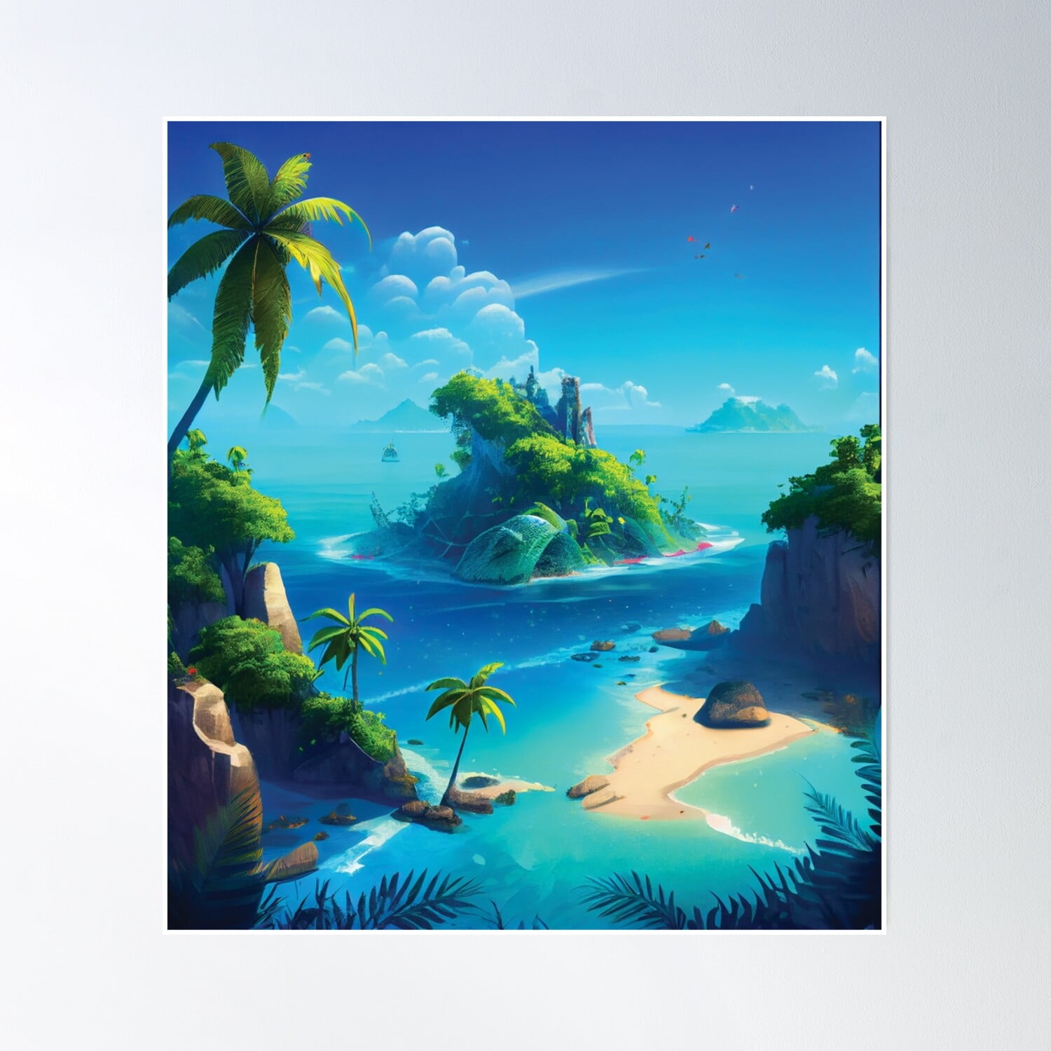 Explore The Magic Of A Jungle Islands With A Stunning Blue Lagoon ...