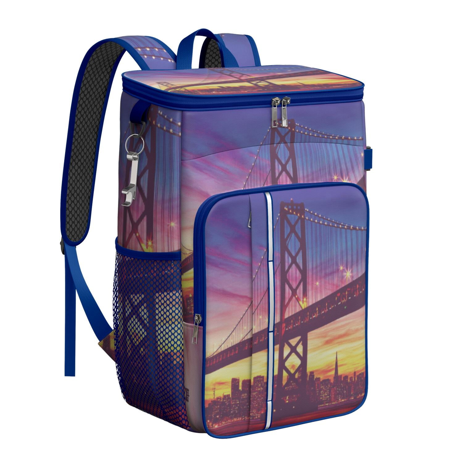 Explore Travel Cooler Backpack, Vintage Paris Style, Insulated ...