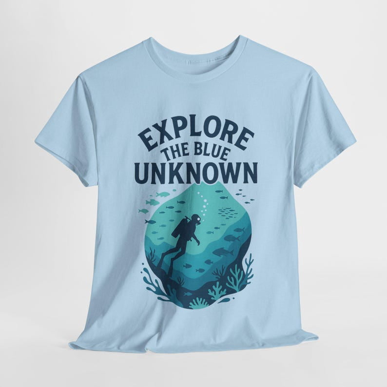 Explore the Blue Unknown T-Shirt | Scuba Diving Shirt for Ocean ...