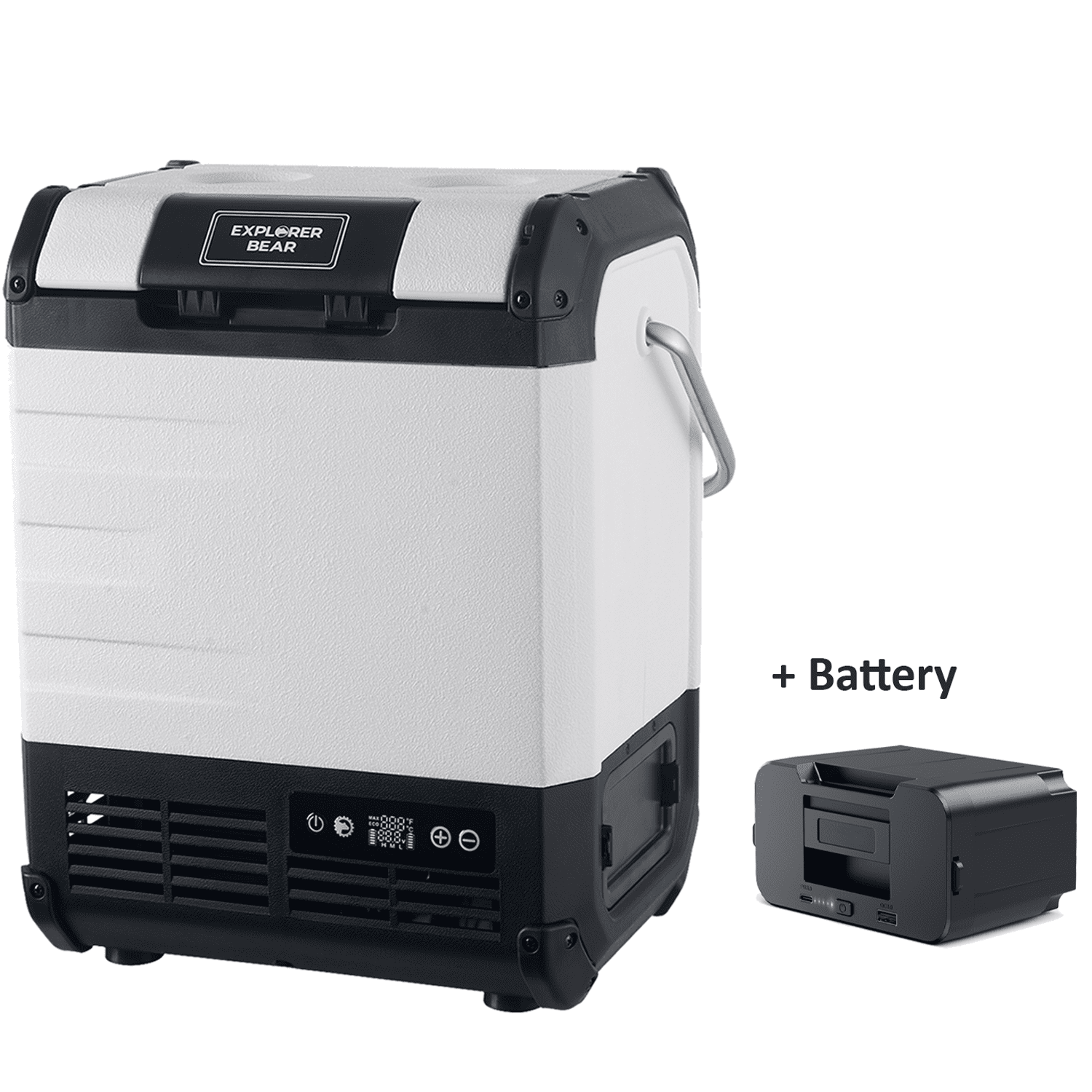 Explorer Bear 10.5QT Portable Electric Cooler - AC/DC, Solar Powered ...