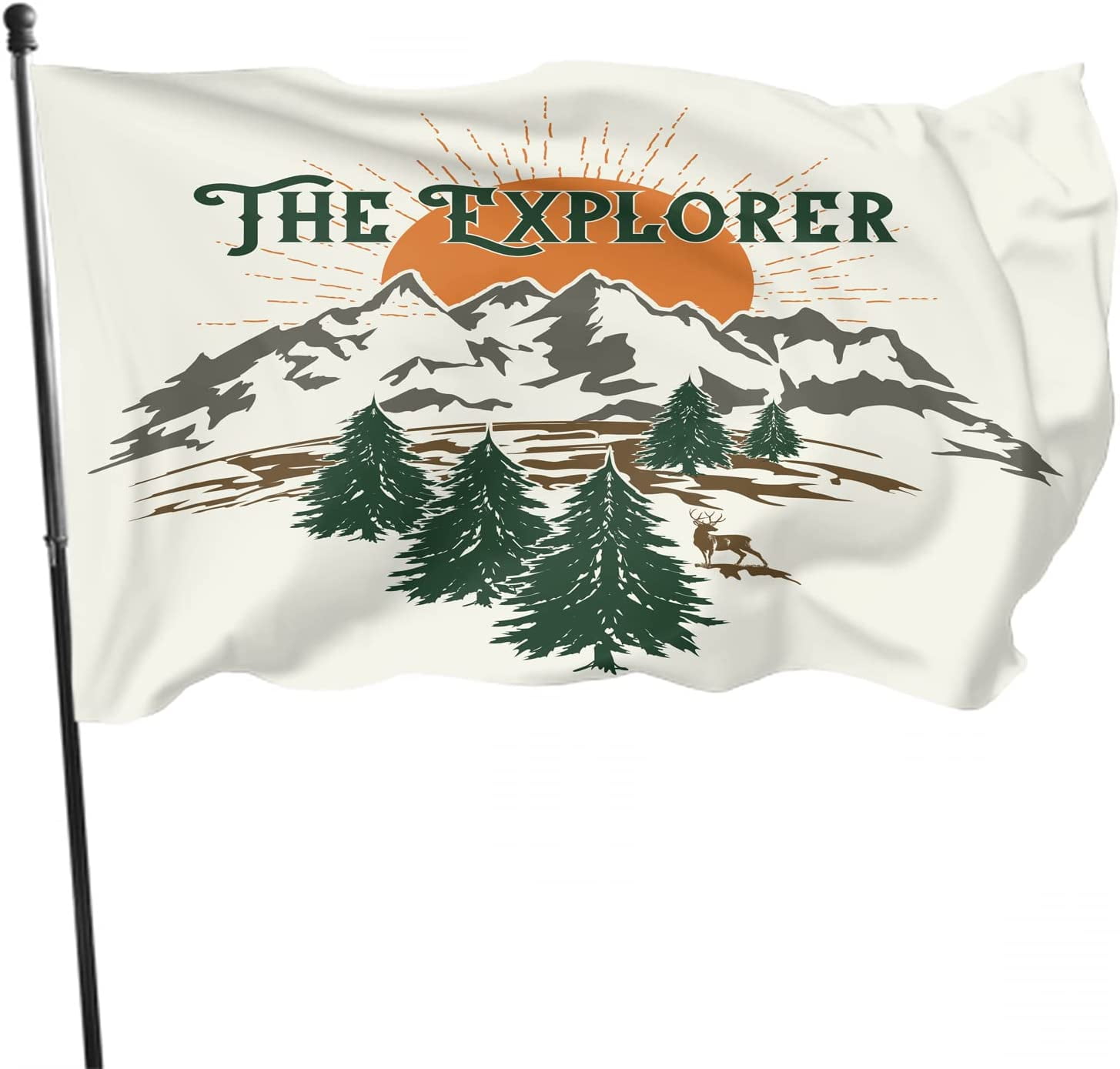 Explorer Camping Flag 2x3 ft Outdoor,Adventure Mountain Garden Flags ...