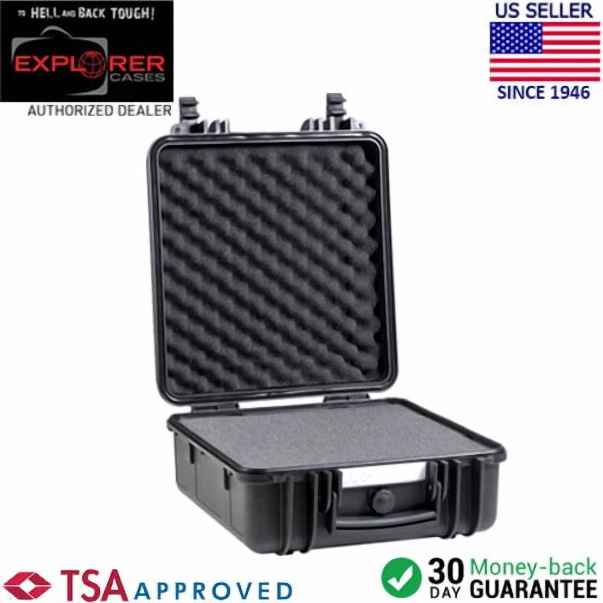 Explorer Cases 3317 W Small Waterproof Hard Case with Foam (Black) - Walmart.com
