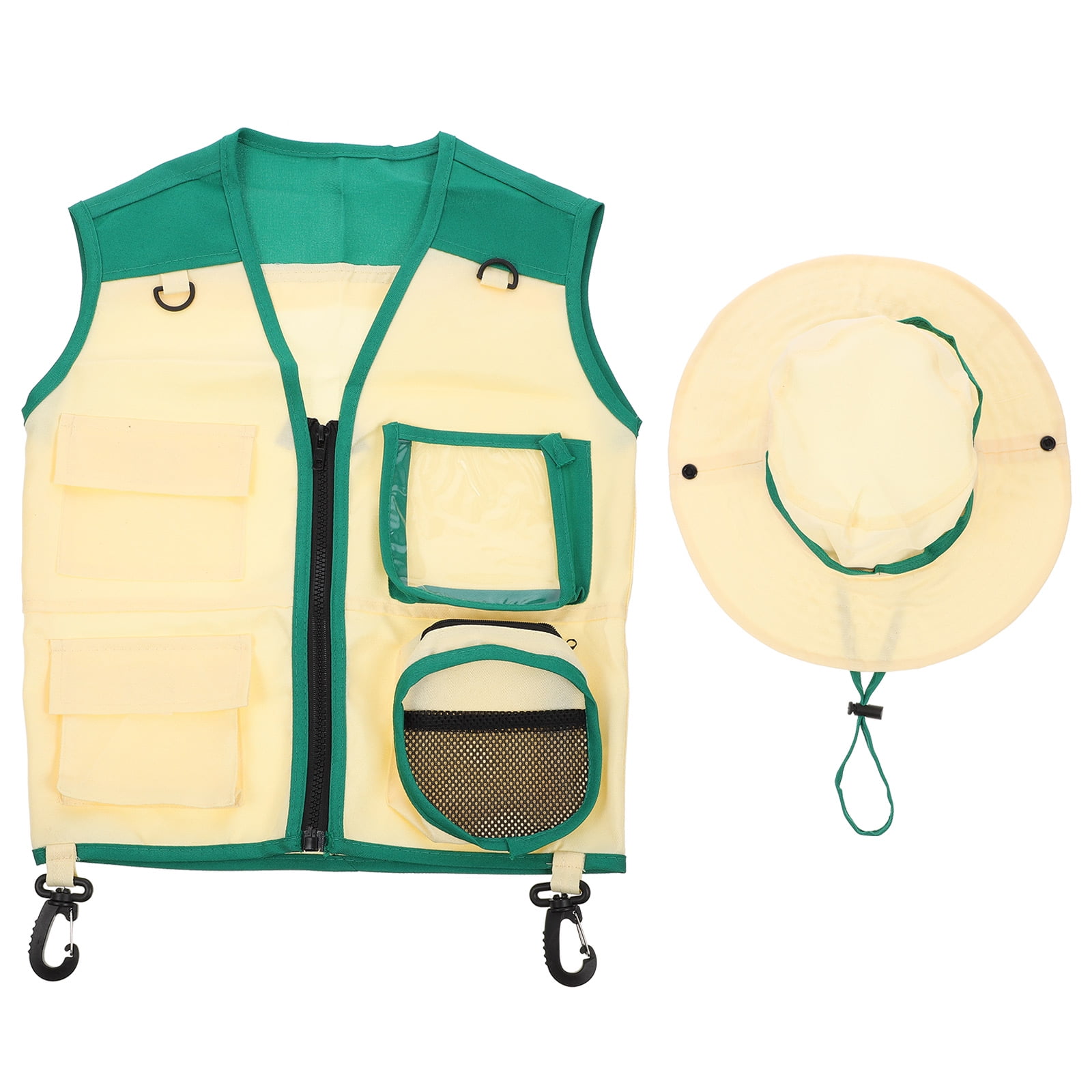 Explorer Clothing Vest for Kids Hat Tank Top Props Outdoor Travel ...