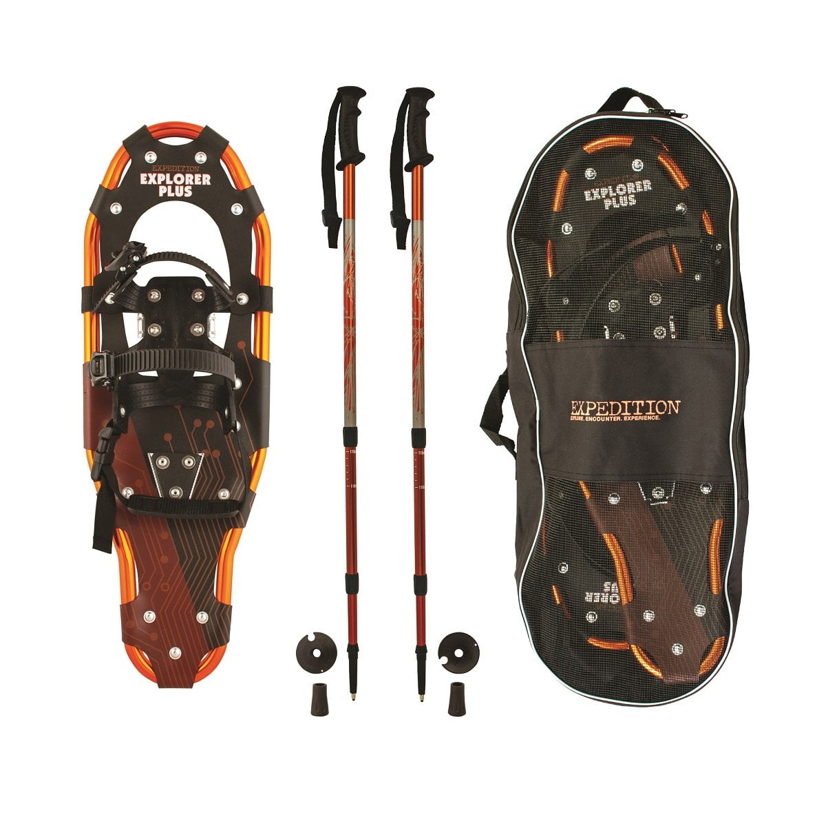 Explorer Plus Men and Women's Lightweight 25" Aluminum Frame Snowshoe ...