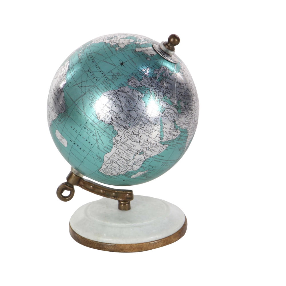 Explorer Pu Wood Marble Globe - Walmart.com