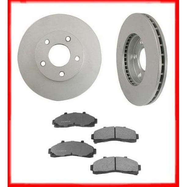 Explorer Ranger 4X4 F Brake Disc Rotor Rotors & Ceramic Pads (2) 54035 ...
