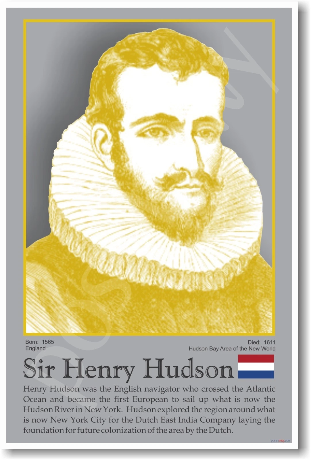 Explorer Sir Henry Hudson - Social Studies History Classroom New School ...