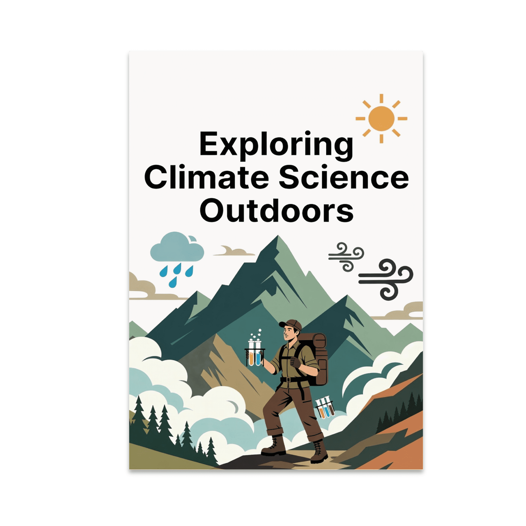 Exploring Climate Science Outdoors - Nature Enthusiast - 13x19 Poster ...