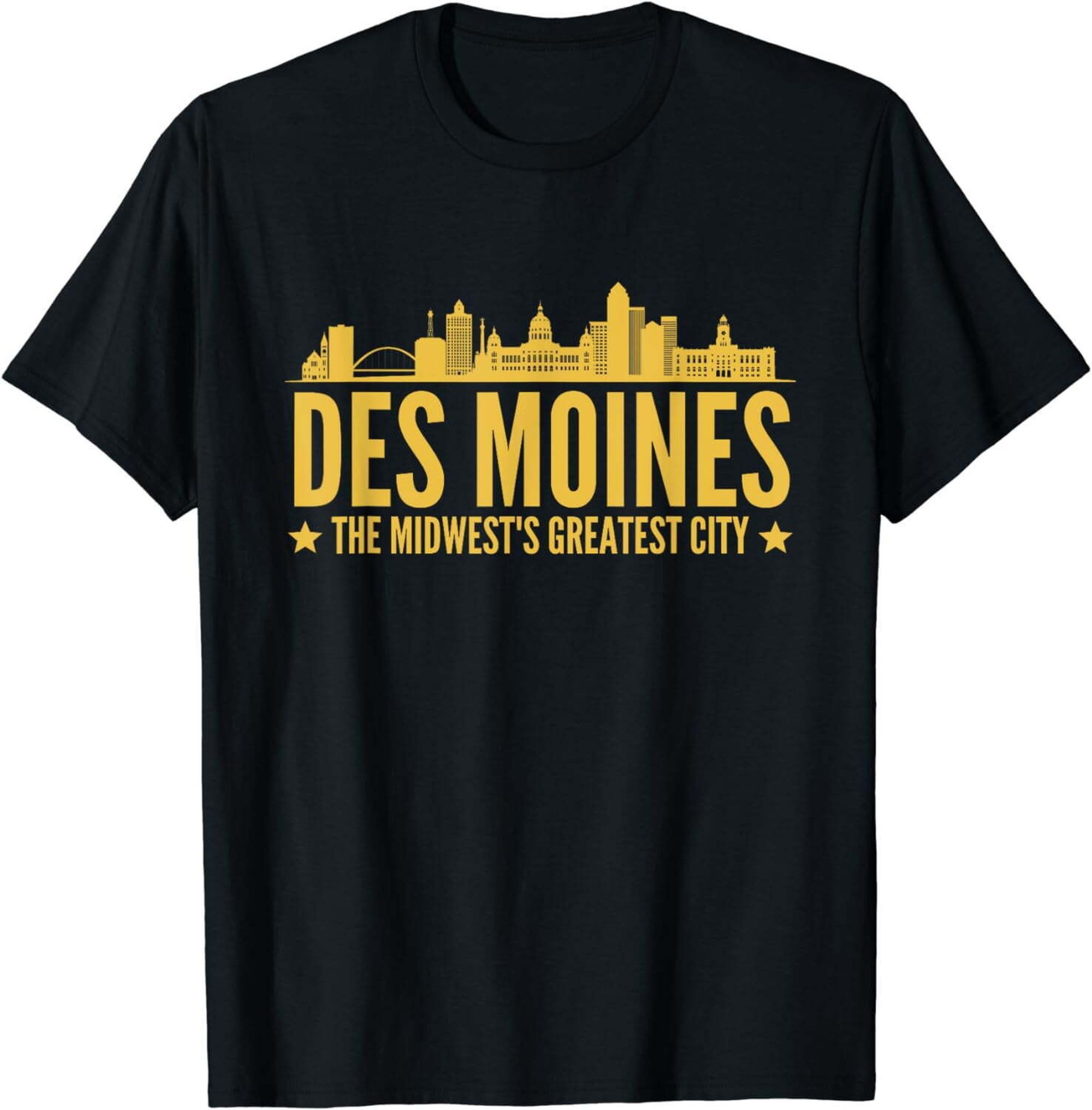 Exploring the Charm of Des Moines: A Stylish Urban Tee for Midwest ...