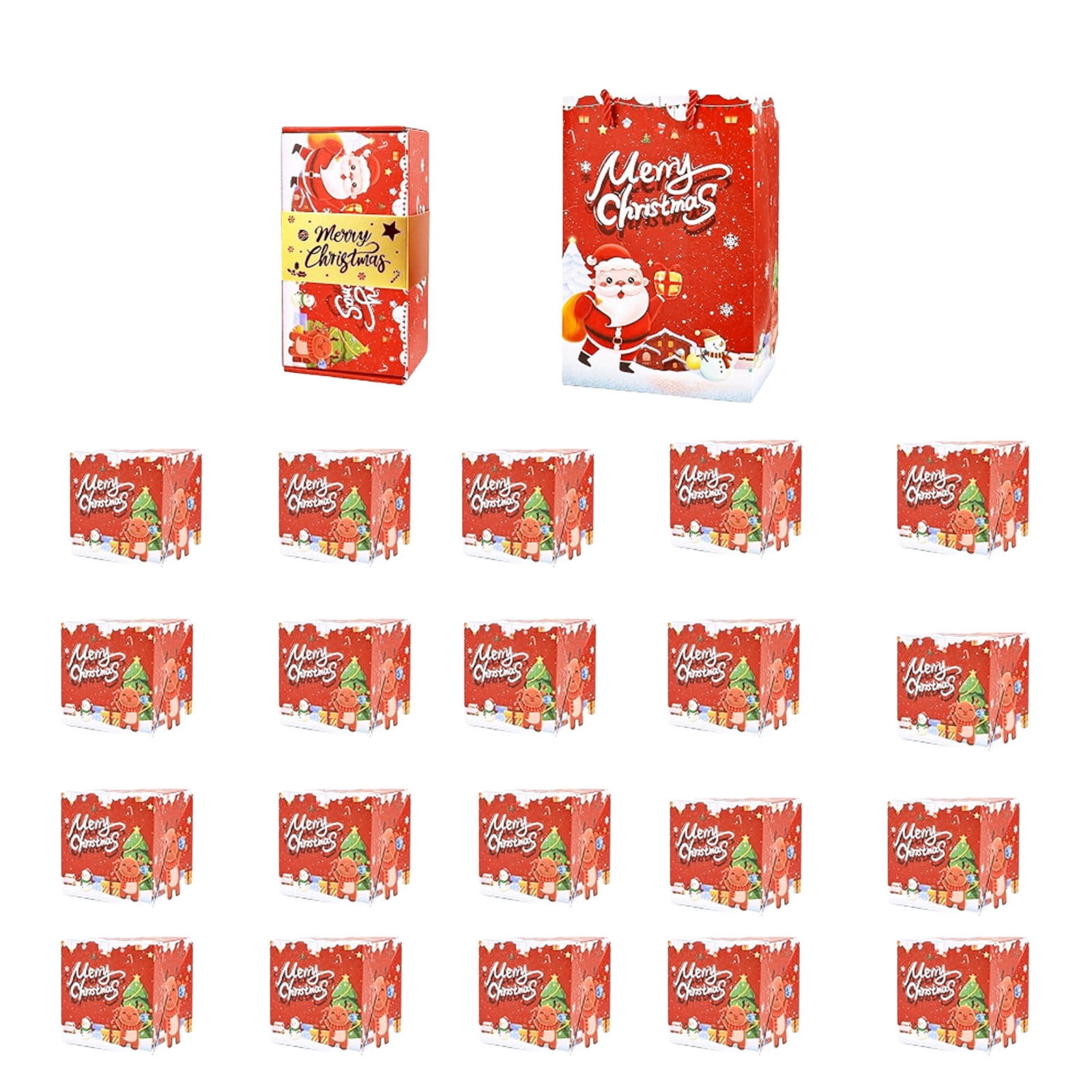Explosion Gift Box, Merry Christmas Surprise Box Gift Boxes with 20 ...