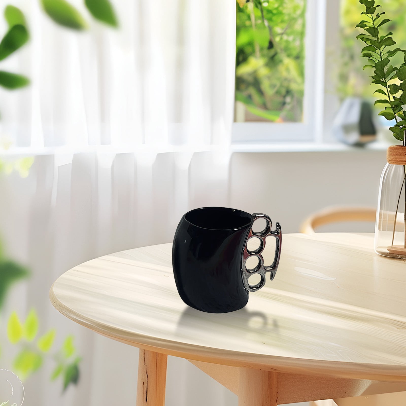 Explosion Proof Ceramic Mug, Finger Guard Coffee Cup, Heat Resistant ...