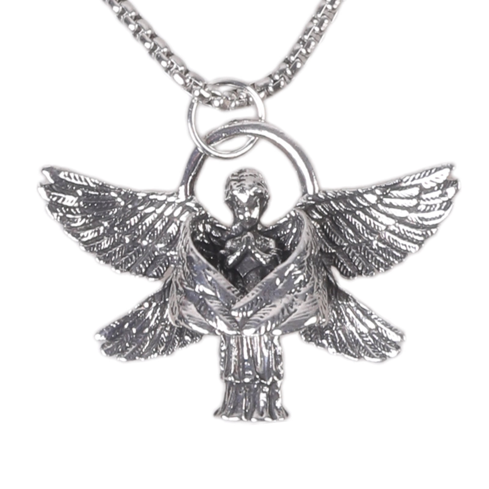Explosion Seraphim Necklace European American Angel Wings Pendant ...