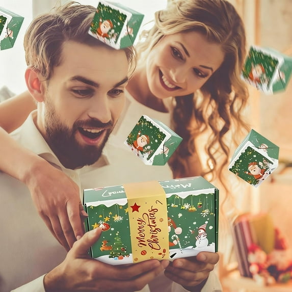 Explosion Surprise Gift Box, Merry Christmas Birthday Valentine's Day ...