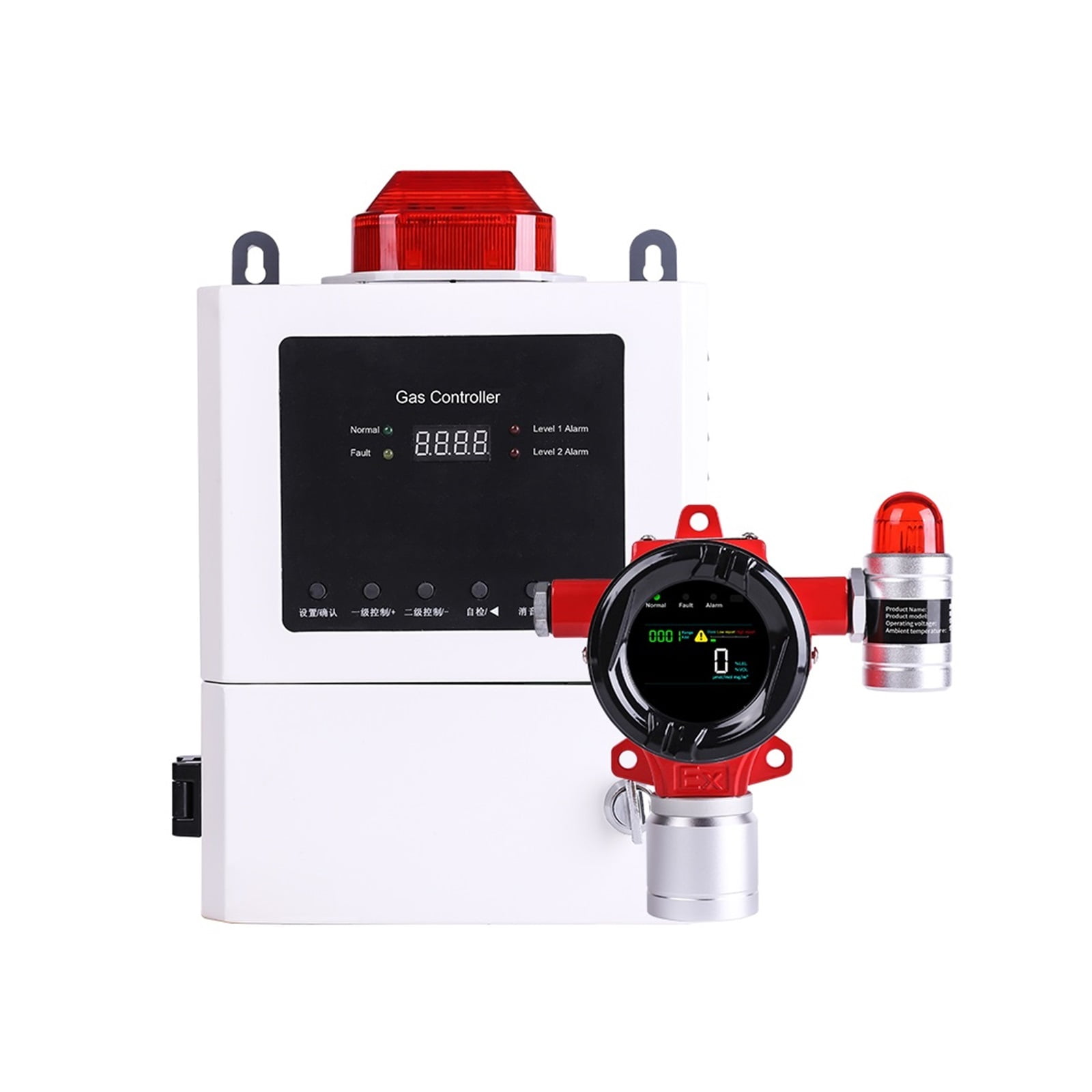 Explosion-proof Combustible Gas Detector For CO O2 H2S CH4 LEL VOC, Fixed Gas Detection Analyzer ...
