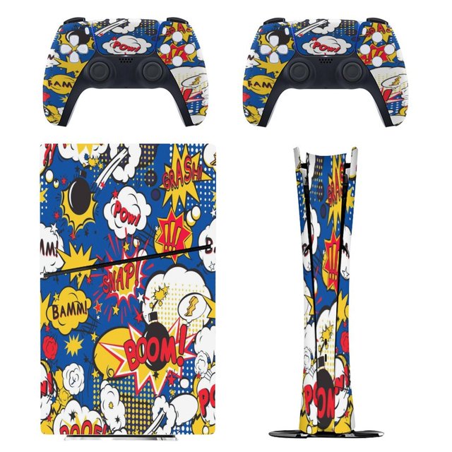 Explosions, Bombs, Graffiti PS5/PS5 Slim Digital Disc Skin Sticker For ...