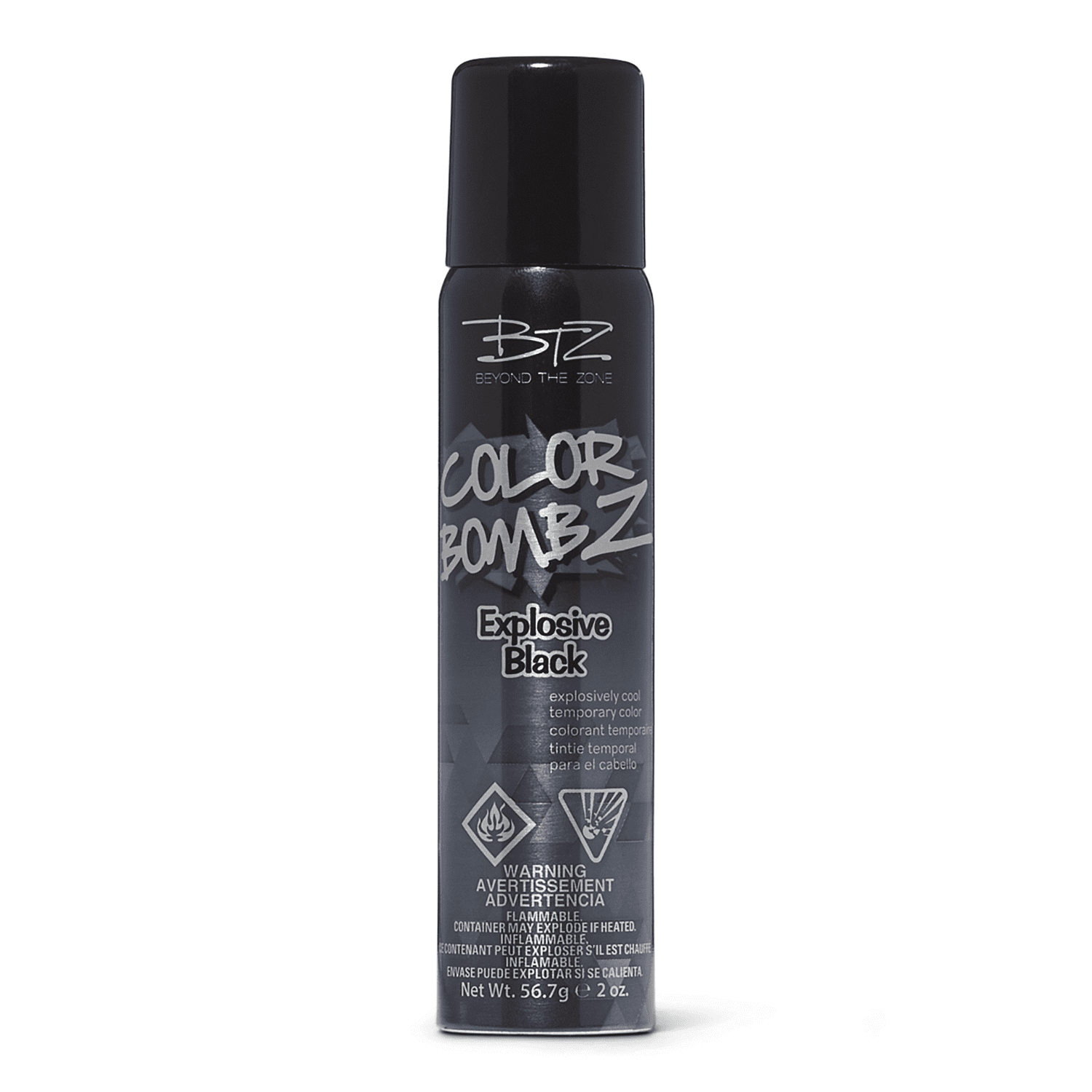 Explosive Black Temporary Hair Color Spray - Walmart.com