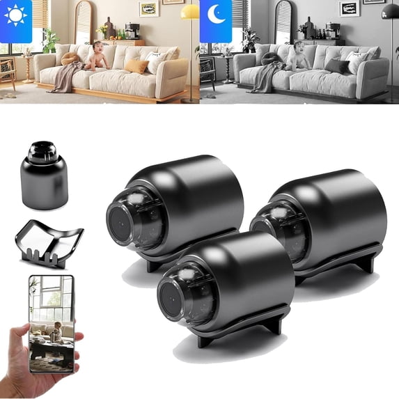 Explosive Home Cat Eye Camera, 2025 New Cat Eye Camera, 1.1 in Mini ...