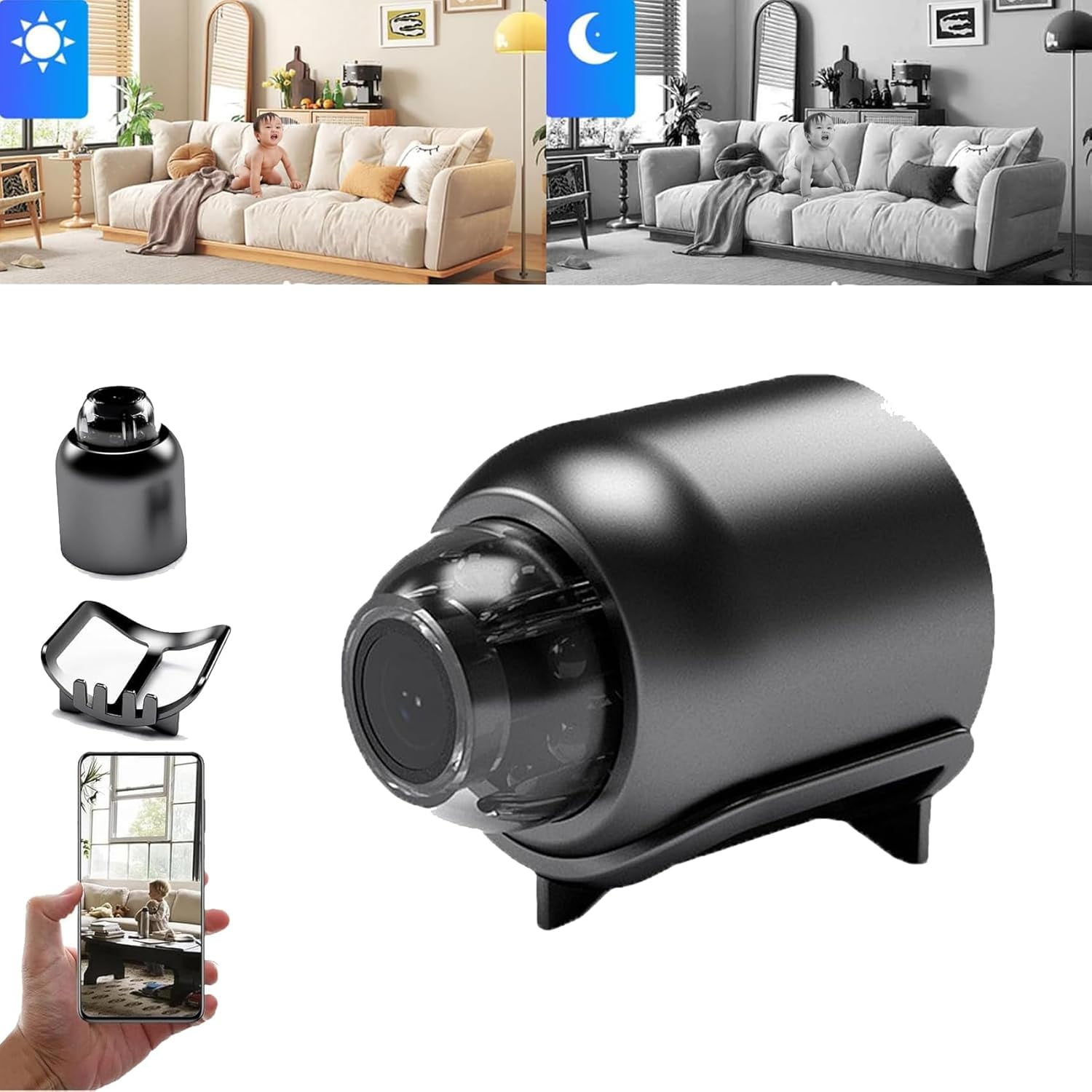 Explosive Home Cat Eye Camera, 2025 New Cat Eye Camera, 1.1 in Mini ...