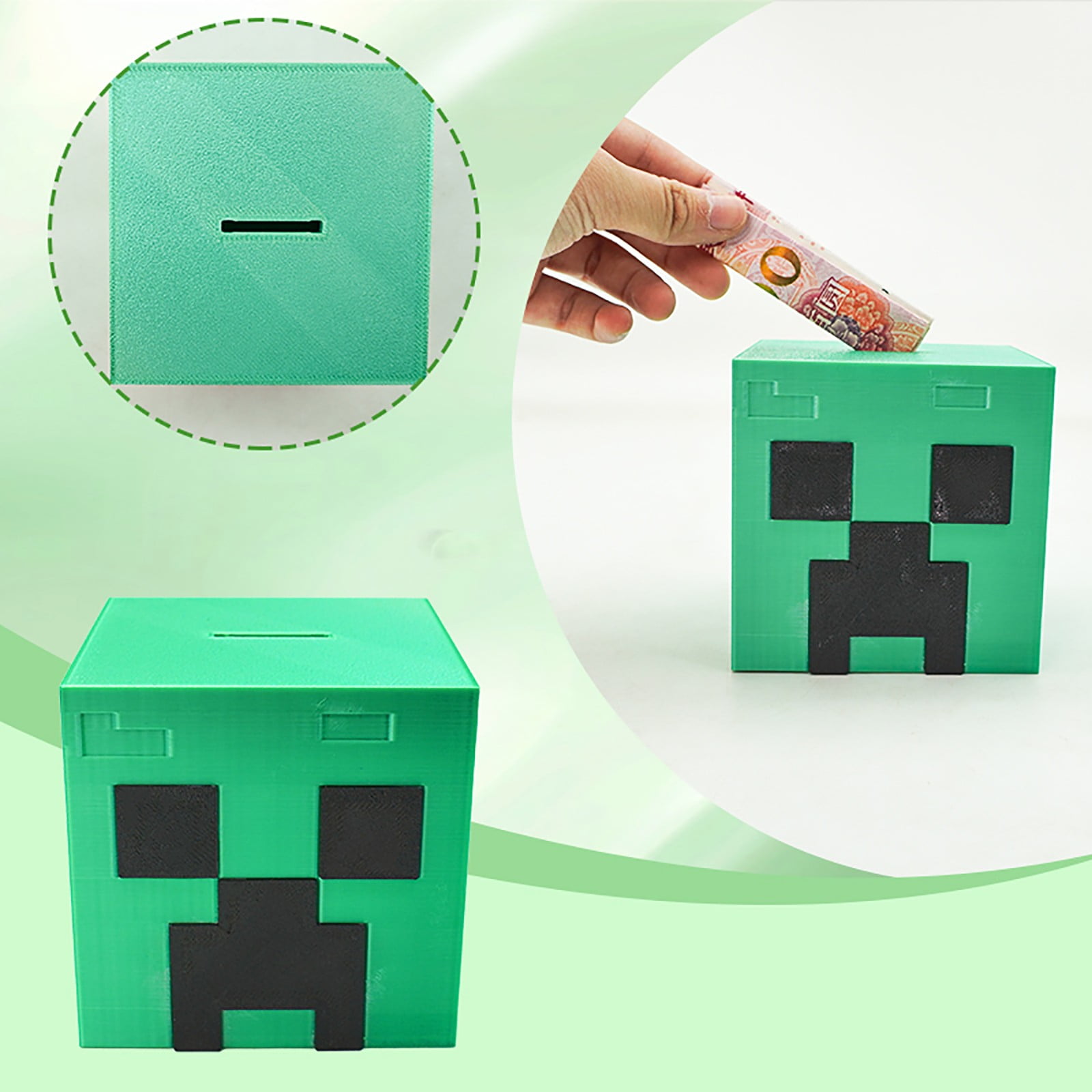 Explosive Savings Fun! Minecraft Creeper Coin Bank for Kids - Solve ...