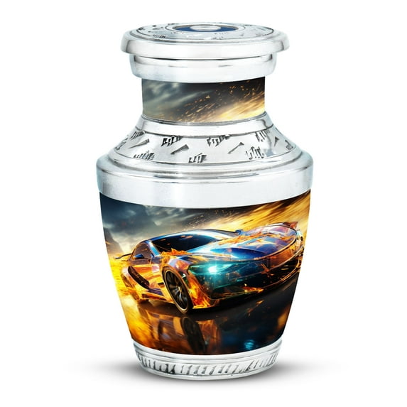 Explosive Supercar Chase Scene Heaven's Harmony - Mini Cremation Urn ...