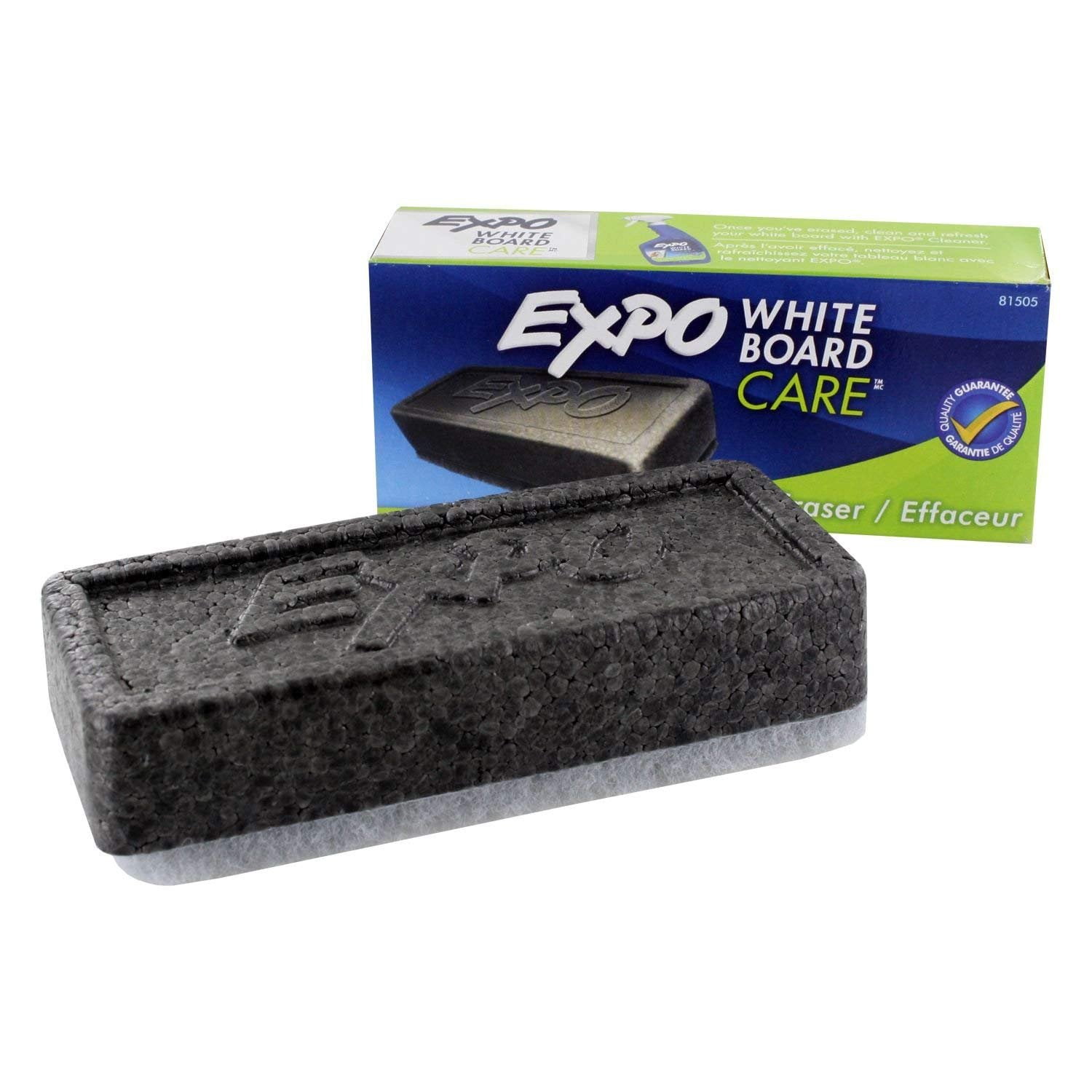 Expo Block Eraser 81505 Dry Erase Whiteboard Board Eraser, Soft Pile, 5 ...