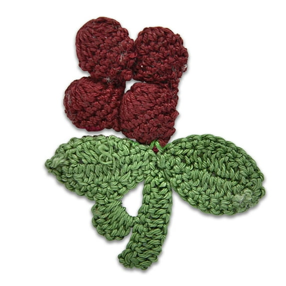 Crochet Bing Cherries Applique/Patch - Walmart.com