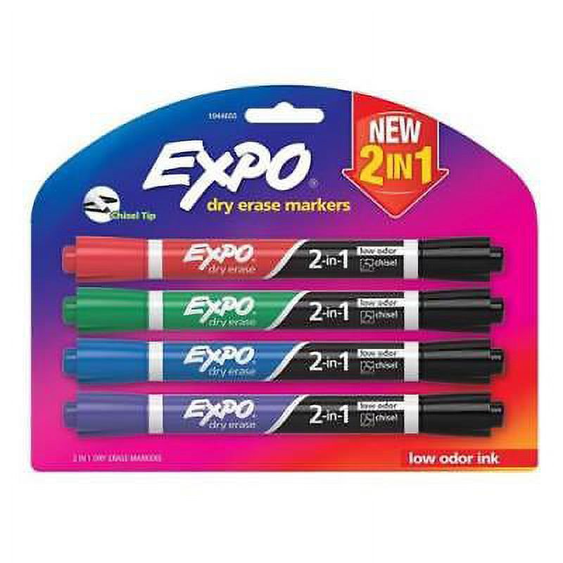 Expo Dry Erase Markers 4-Pack - Walmart.com