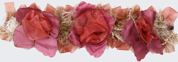 Expo Int'l 10 yards of Macey Stretch Flower Trim - Walmart.com