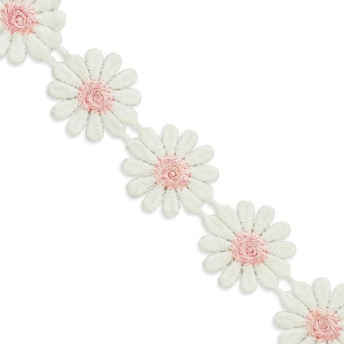 2 Yards of Casey Daisy Flower Trim - Walmart.com
