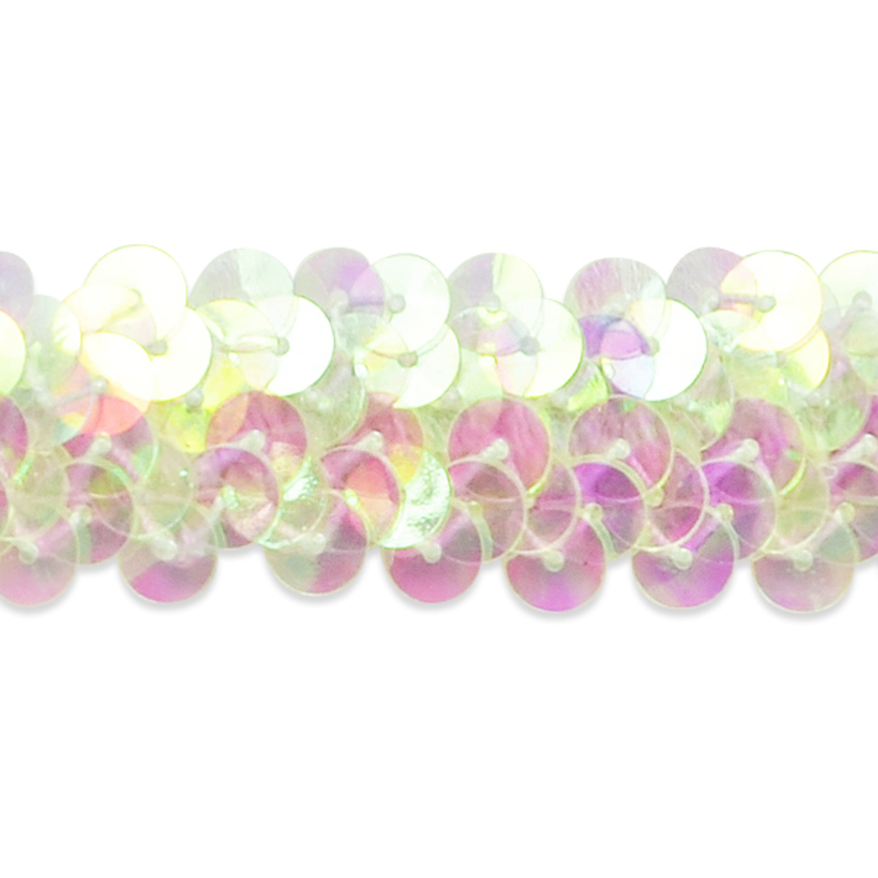 Expo Int'l 20 yards of 2 Row 7/8" Metallic Stretch Sequin Trim ...