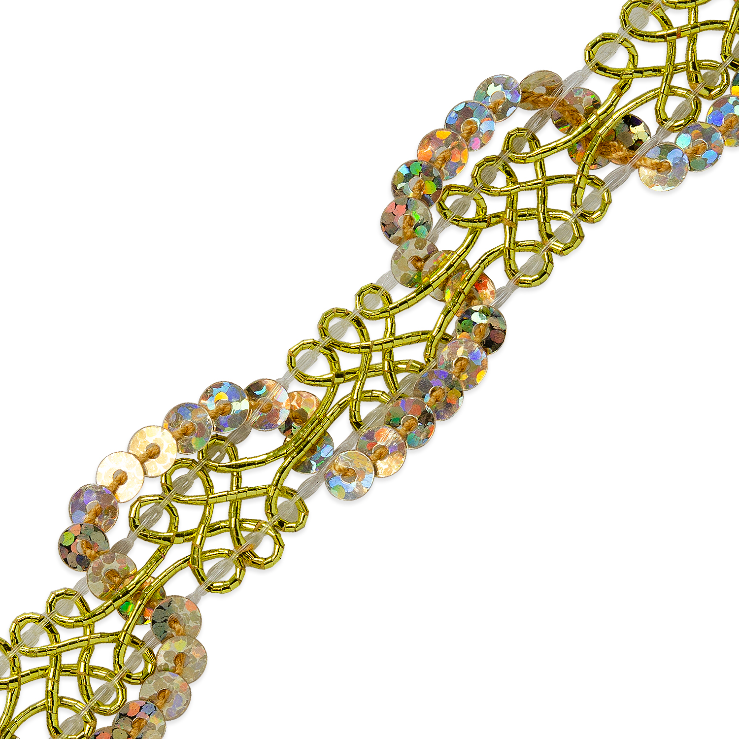 Expo Int'l 20 yards of Lila Sequin Loop Braid Trim - Walmart.com