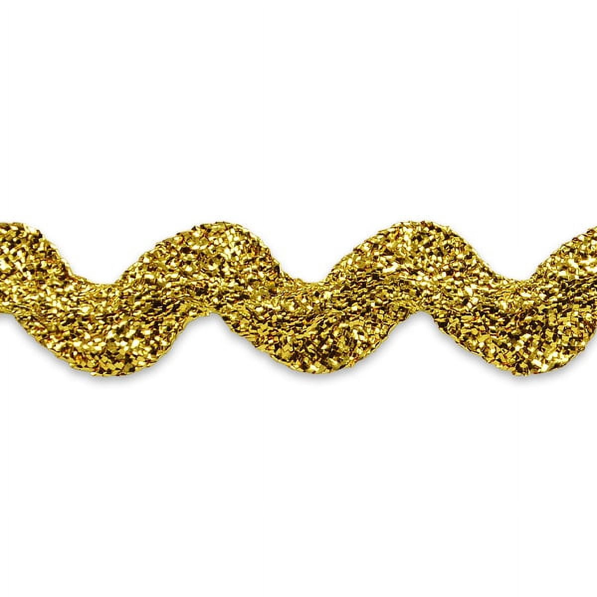 Expo Int'l 24 yards of 1" Metallic Large Ric Rac Trim - Walmart ...