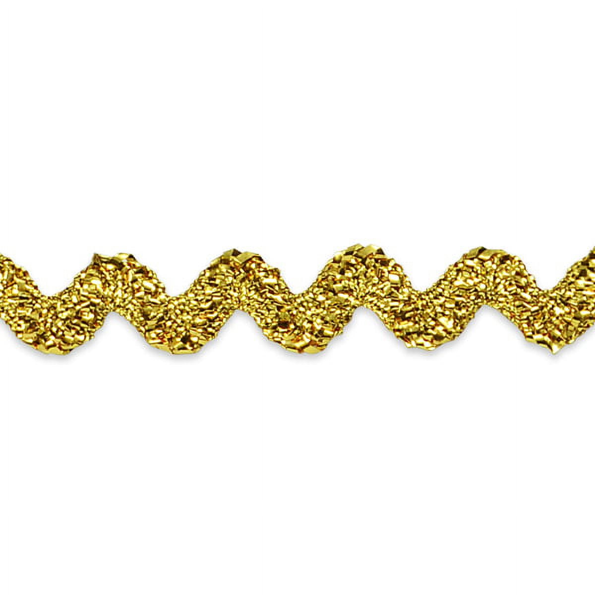 Expo Int'l 36 yards of 1/4" Metallic Baby Ric Rac Trim - Walmart.com