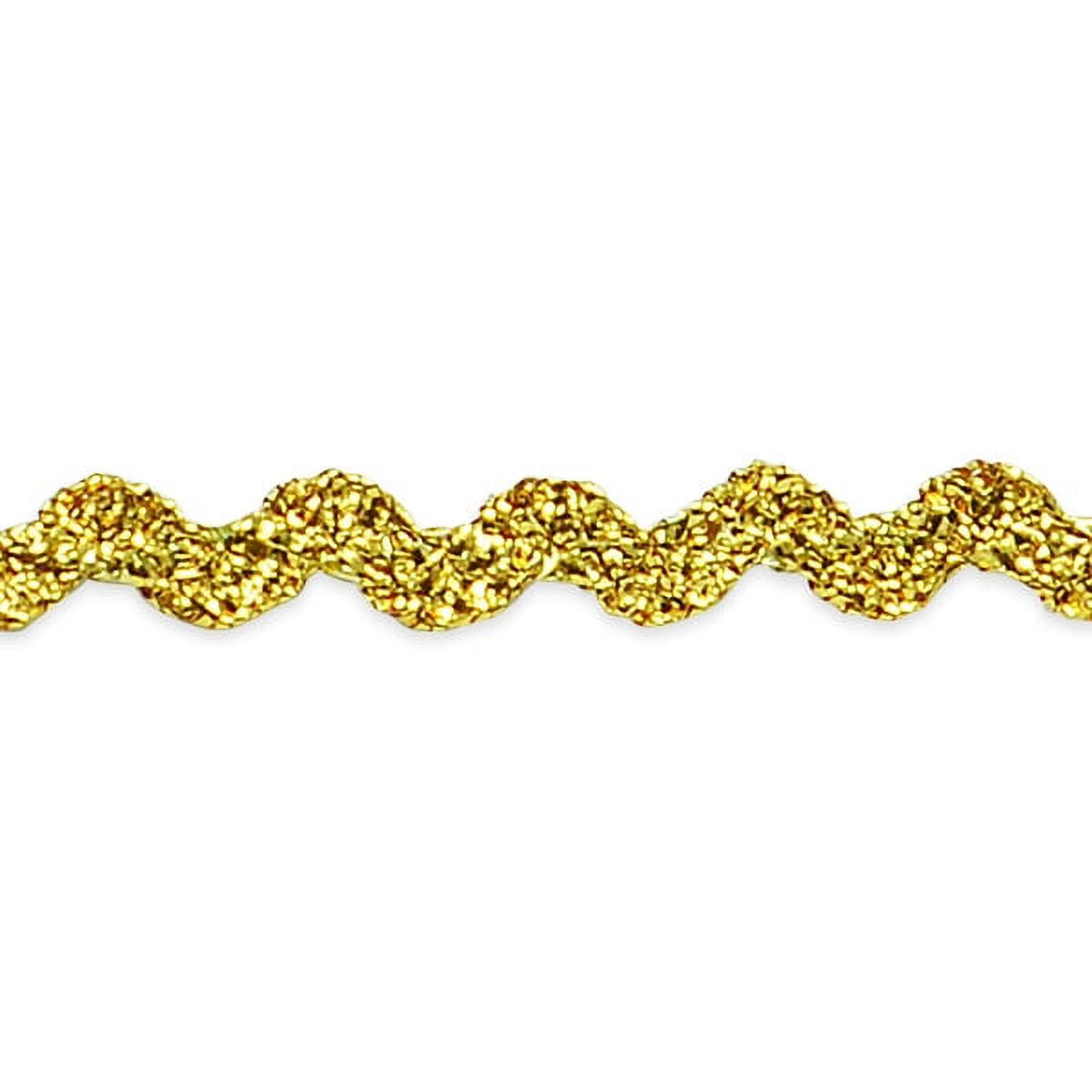 Expo Int'l 36 yards of 1/8" Metallic Mini Ric Rac Trim - Walmart.com