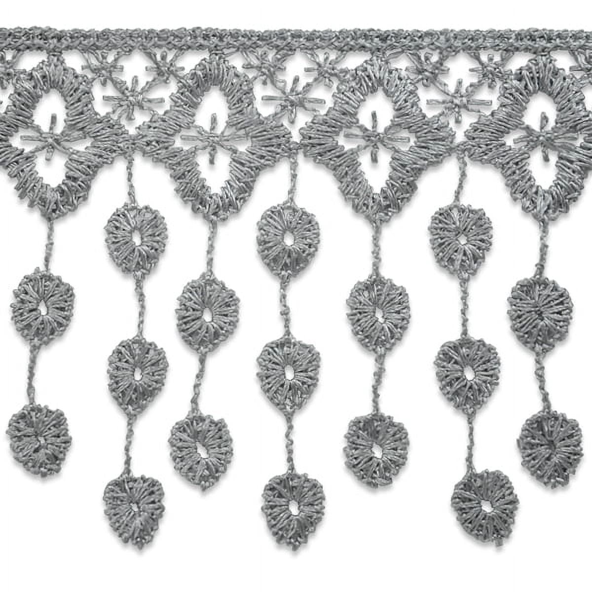 Expo Int'l 5 yards of Abigail Victorian Lace Fringe Trim - Walmart.com