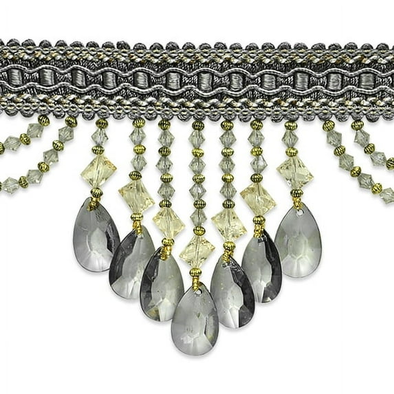 Expo Int'l 5 yards of Isabella Scalloped Bead Fringe Trim - Walmart.com