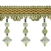 Isabella Scalloped Bead Fringe Trim by the yard (Sold by the Yard) - Walmart.com