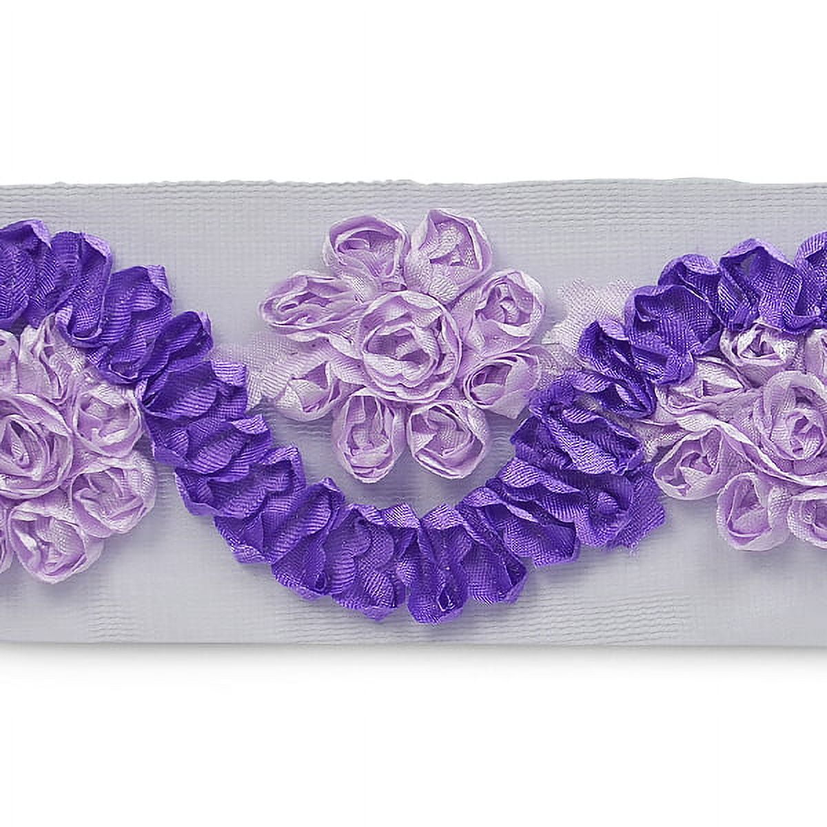Expo Int'l 5 yards of Verda 2 3/8" Floral Swirl Trim - Walmart.com