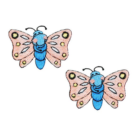 BaZooples Iron-on Patch Applique/Patch Flutterbug Pack of 2 - BZP77552 ...