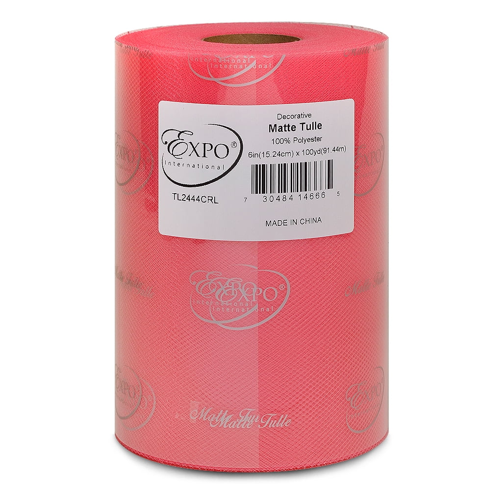 Decorative Matte Tulle Spool of 6 inch X 100 yards - Walmart.com