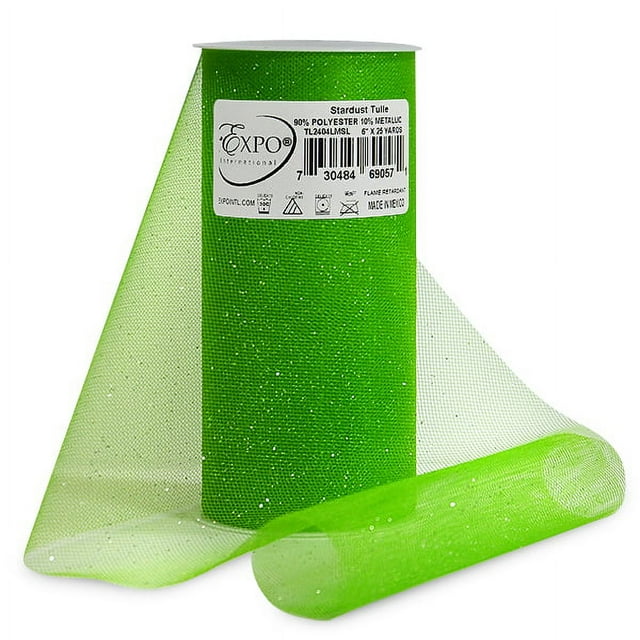 Tulle Rolls 6 Decorative Glitter Tulle Spool Of 6 Inch X 10 Yards ...