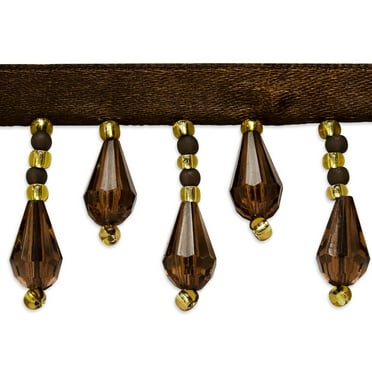 Expo Int'l Preshea Decorative Beaded Fringe Trim by the yard (Sold by ...