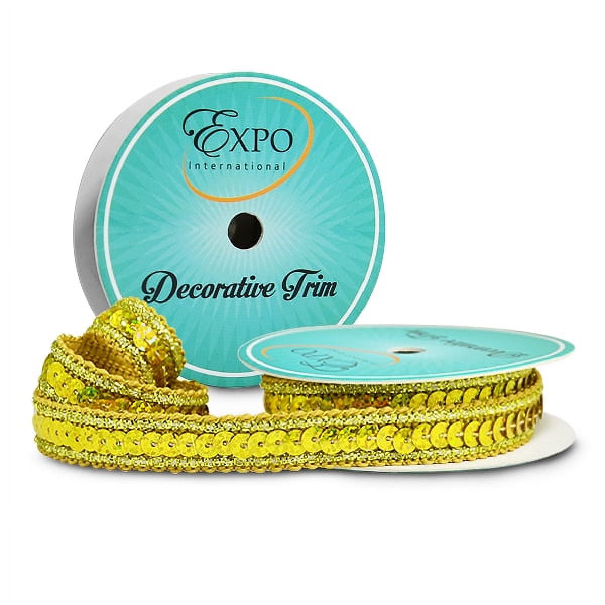 Lexi 3 Yard Hologram Sequin with Sparkle Edge Trim Spool - Walmart.com