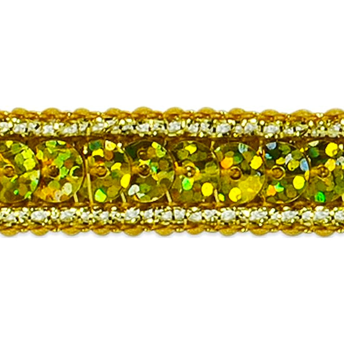 Expo Int'l Lexi 3 Yard Hologram Sequin with Sparkle Edge Trim Spool ...