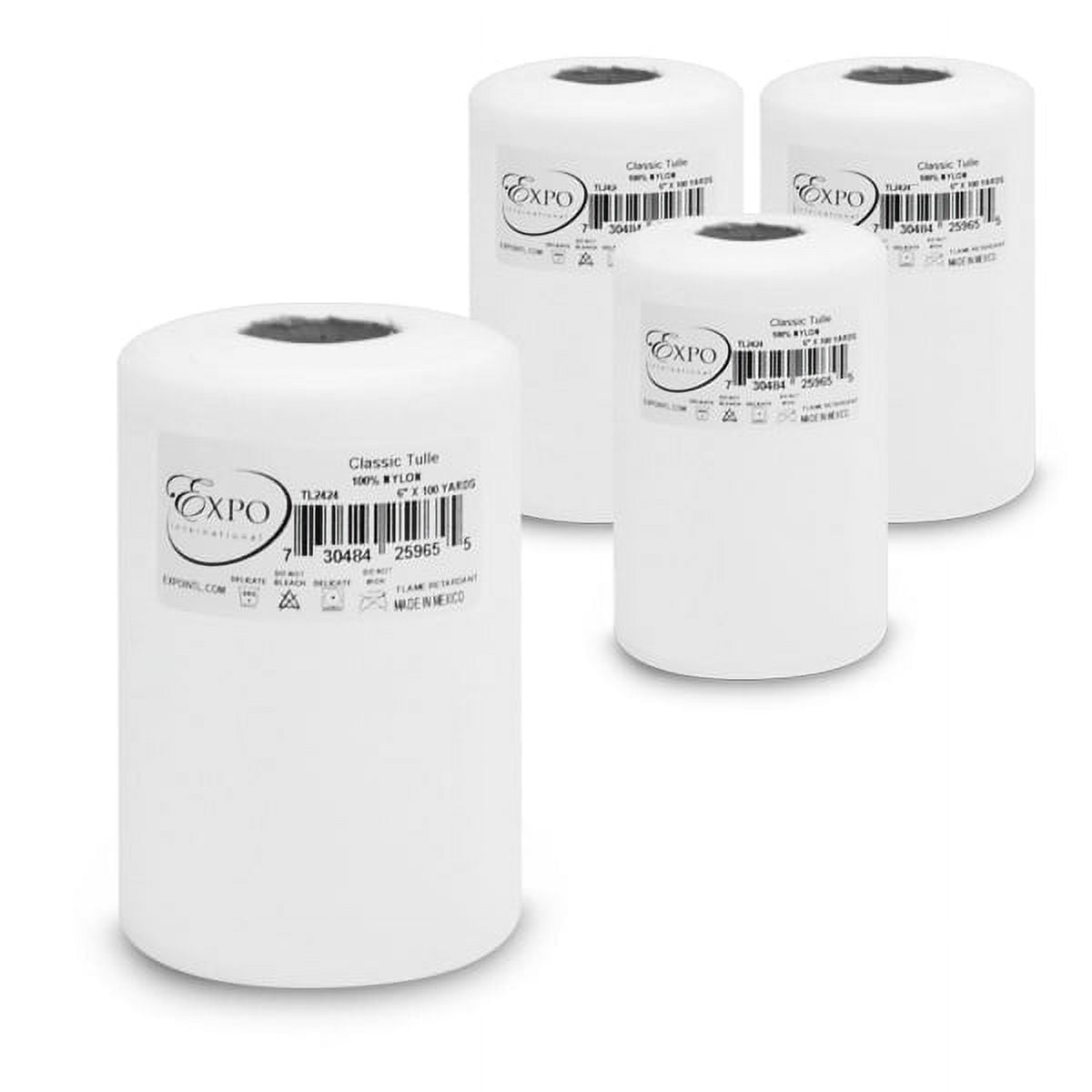 Expo Int'l Premium Matte Tulle Spool of 6-inch X 100 Yards - Walmart.com