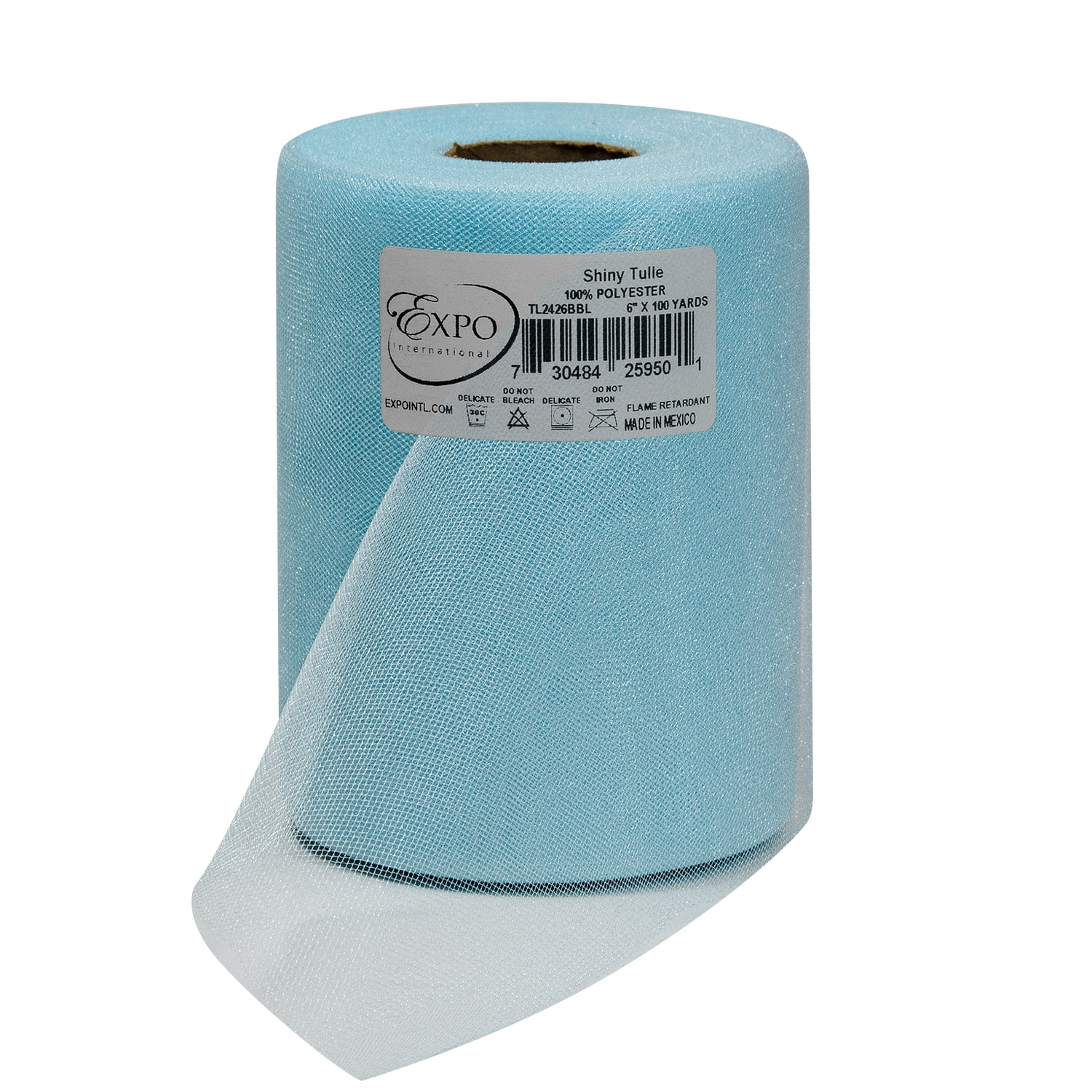 Expo Int'l Premium Shiny Tulle Spool of 6-inch X 100 Yards - Walmart.com