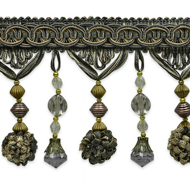 Expo Int'l Preshea Decorative Beaded Fringe Trim by the yard (Sold by ...