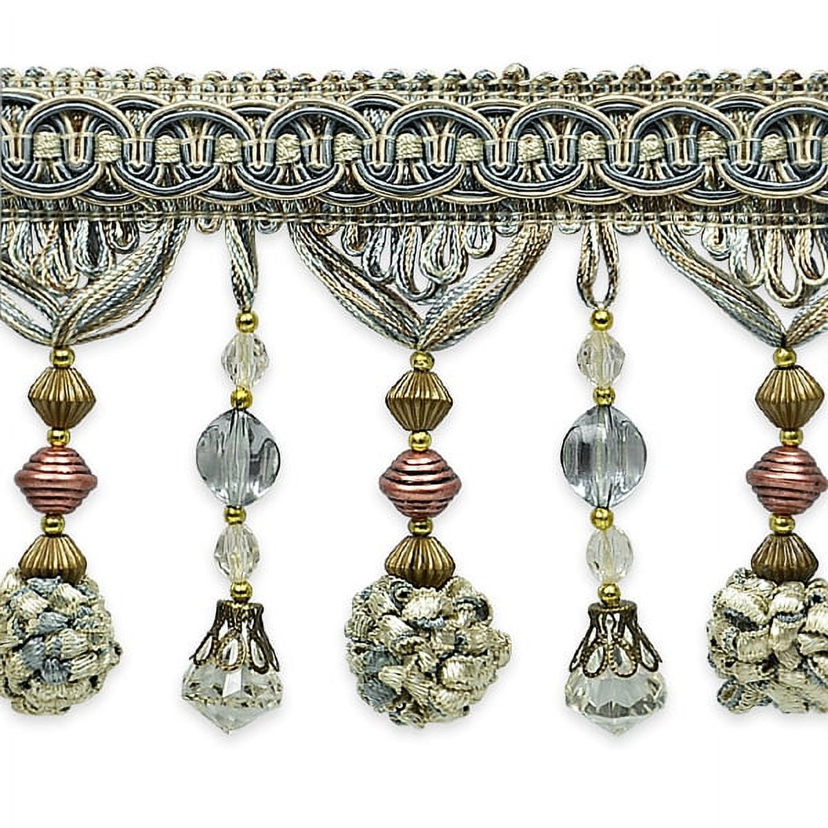 Expo Int'l Preshea Decorative Beaded Fringe Trim by the yard - Walmart.com